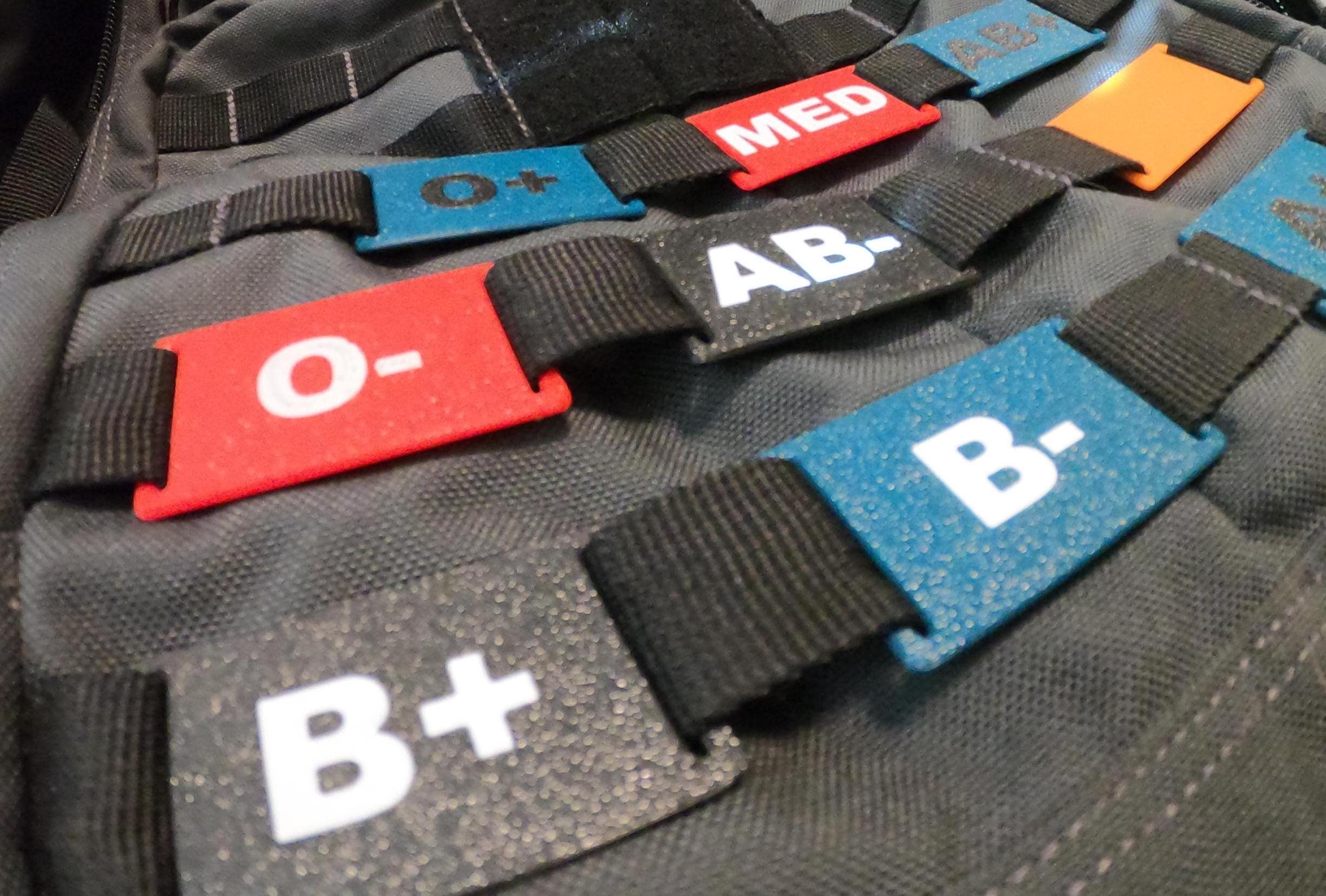 Custom MOLLE Tag Tactical Gear ID | Add Custom Text, Blood Type ...