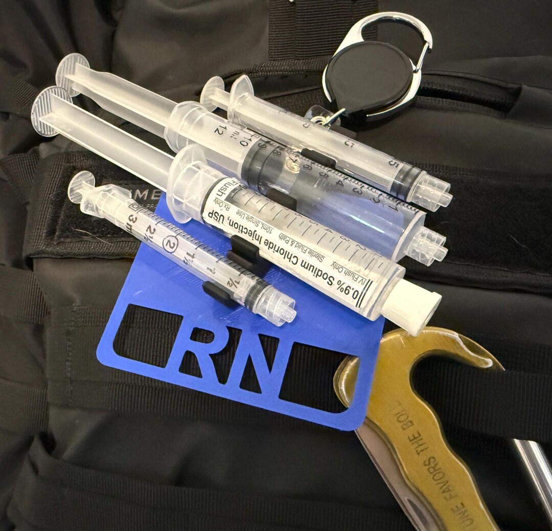 Syringe Holder Key Clip, 3ml and 10ml Snap Fit, for Badges and Bags - Etsy