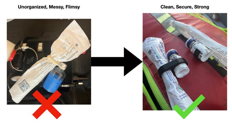 10 Ml Vial & Syringe Holder | EMS, Nurse, Paramedic, ER, Hospital ...