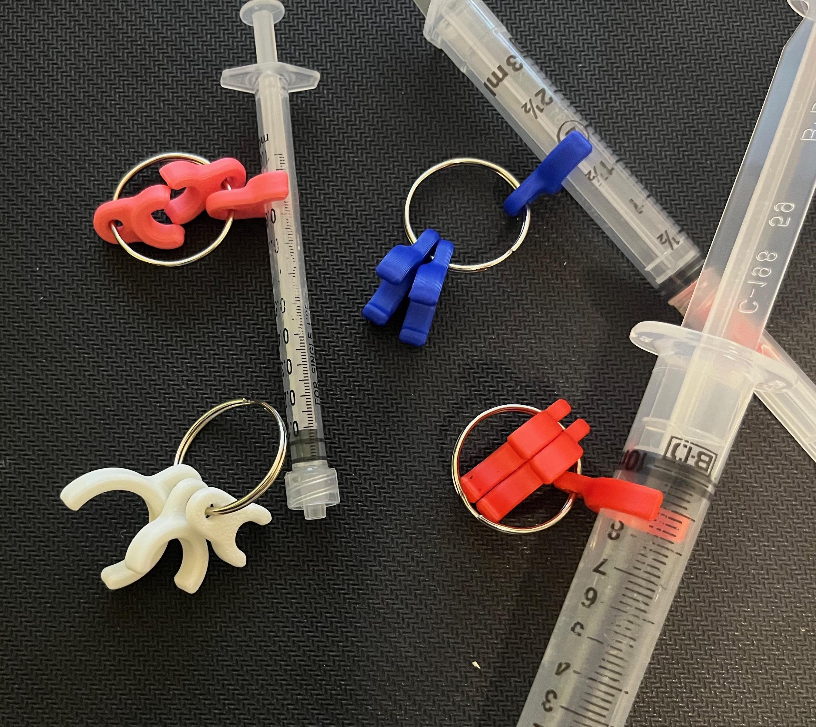 Syringe and Flush Individual Snap Holders | Fits 10ml, 3ml, And/or 1ml ...