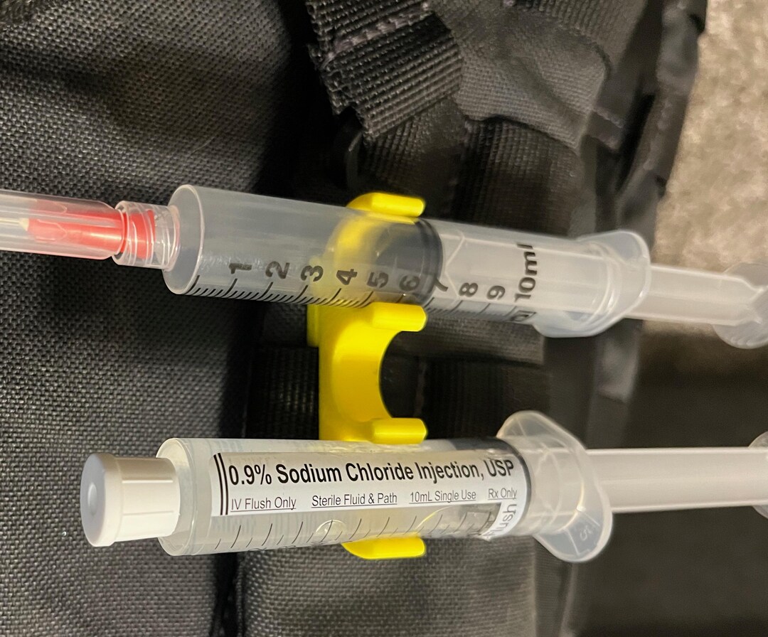 10ml Syringe Snap Holder for Flushes, Syringes, Etc. Great for Critical ...