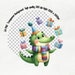 Cute Alligator Birthday Clipart, Watercolor Crocodile Clipart, Funny ...