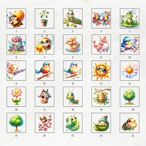 Cute Insects Spring Clipart, Cute Bugs Clipart, Garden Bugs Clipart ...