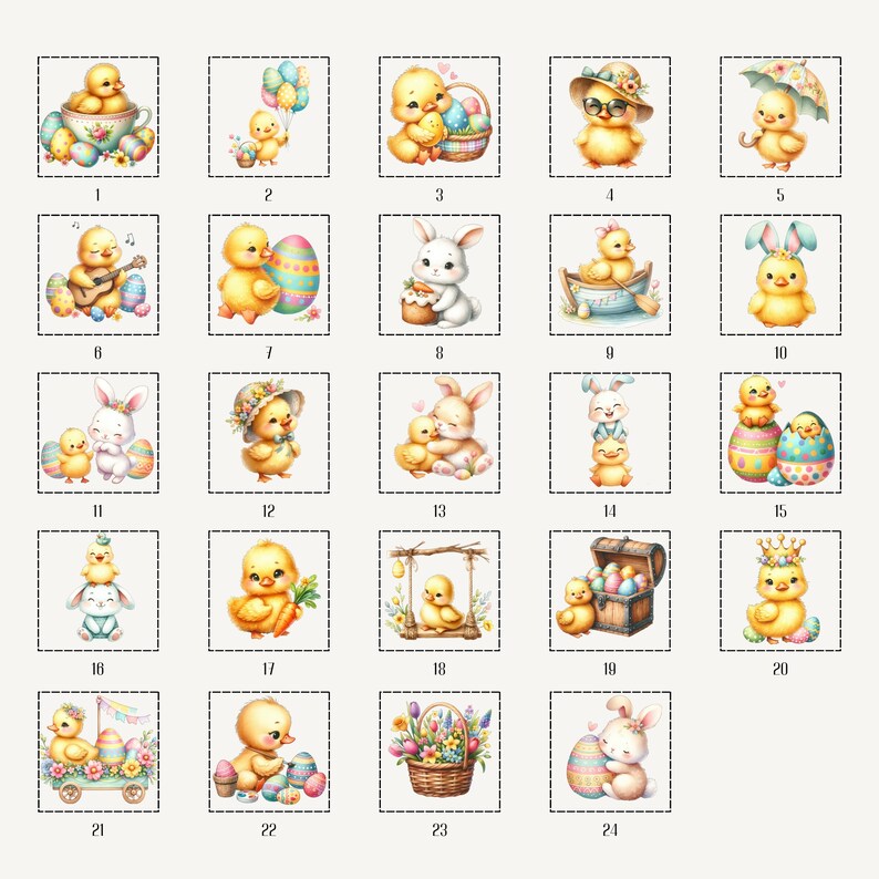 Easter Duck Clipart, Watercolor Cute Duck Clipart, Spring Clipart ...