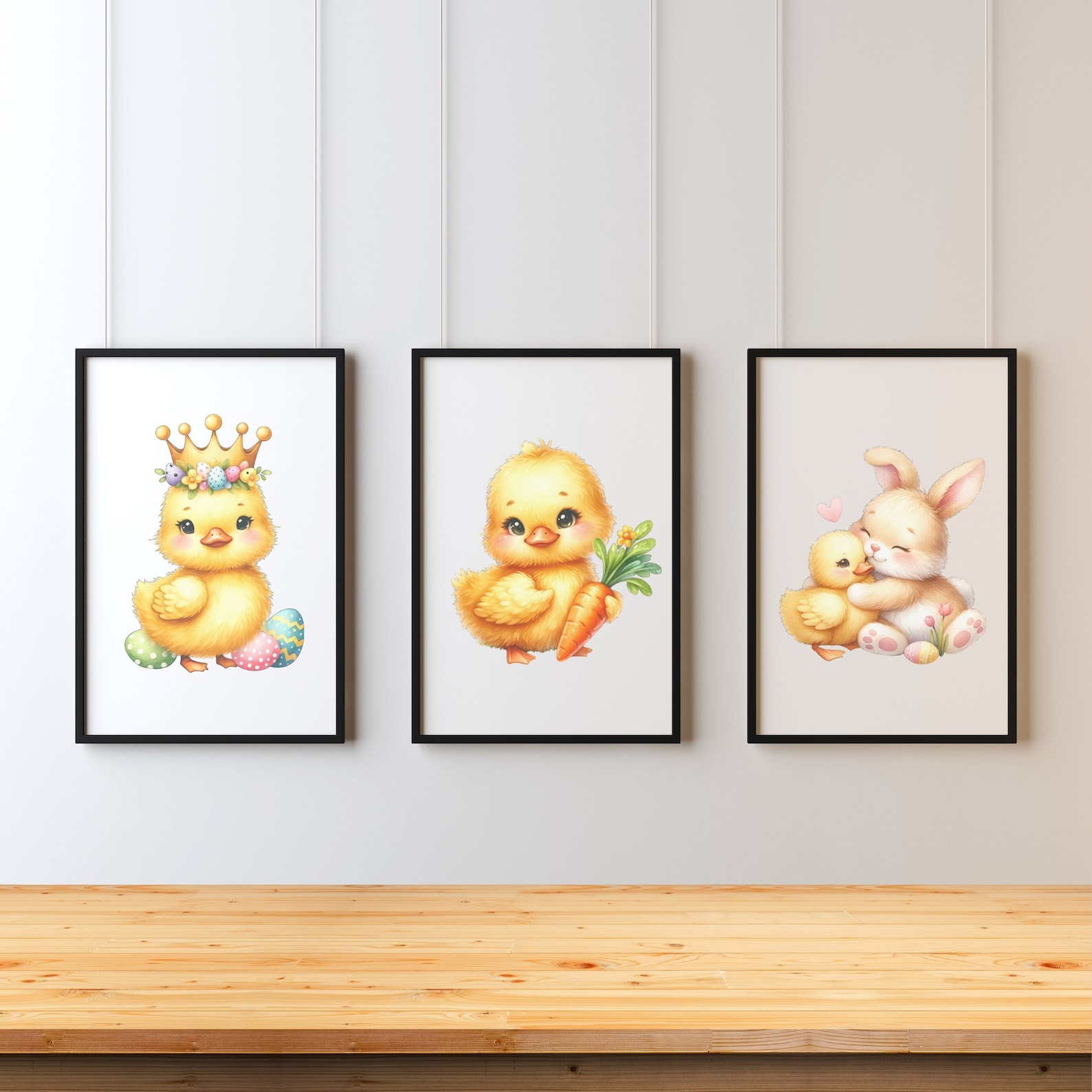 Easter Duck Clipart, Watercolor Cute Duck Clipart, Spring Clipart ...