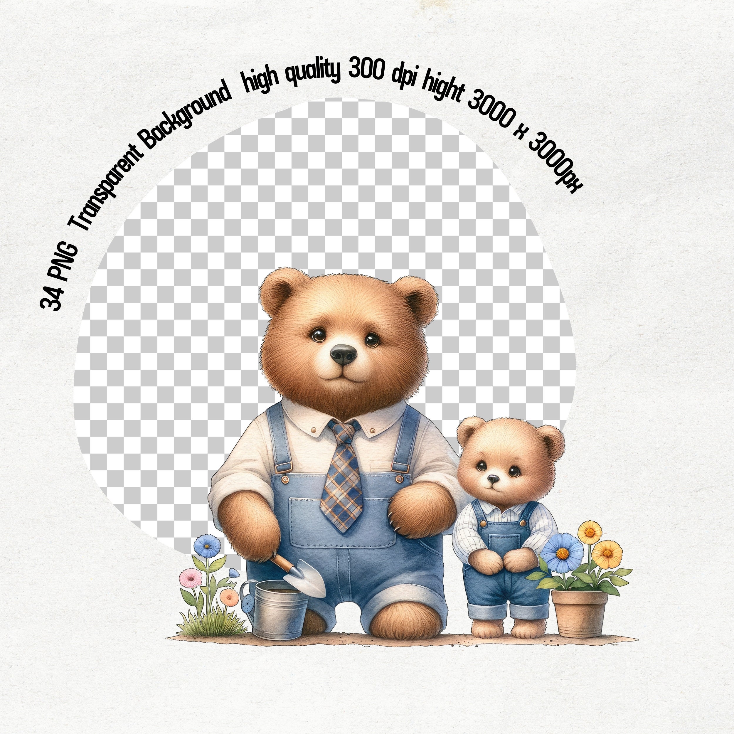 Daddy Bear Clipart, Father's Day, Best Dad Family, Happy Fathers Day ...
