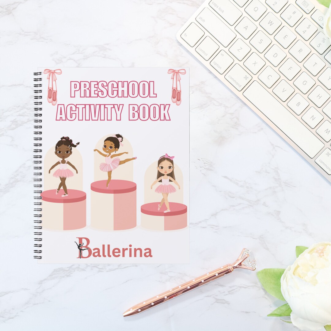 Ballerina Preschool Activity Book (digital Template) - Etsy