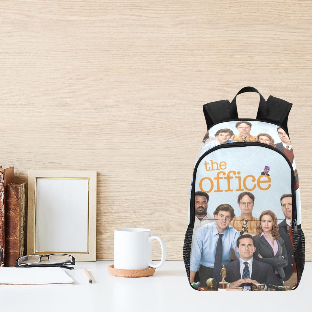 The Office Backpack With Side Mesh Pockets - Etsy