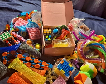 Mystery Fidget Box, Fidget Box, Busy Box, Pop It, Surprise Fidgets ...