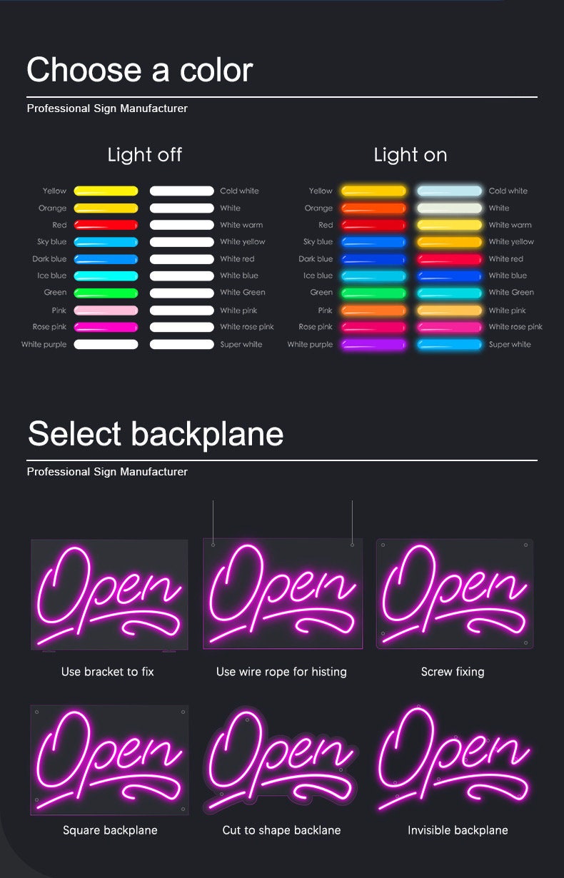 Néon LED personnalisée Néon esthétique Chambres et décoration murale ...