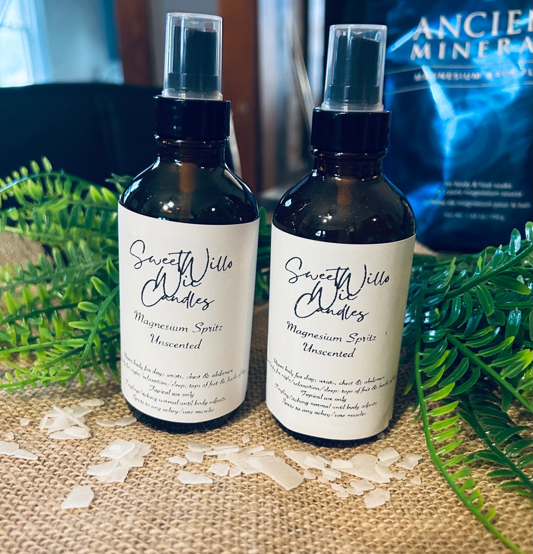 Magnesium Spray, Pain Relief Spray, 100% Natural Handcrafted Muscle ...