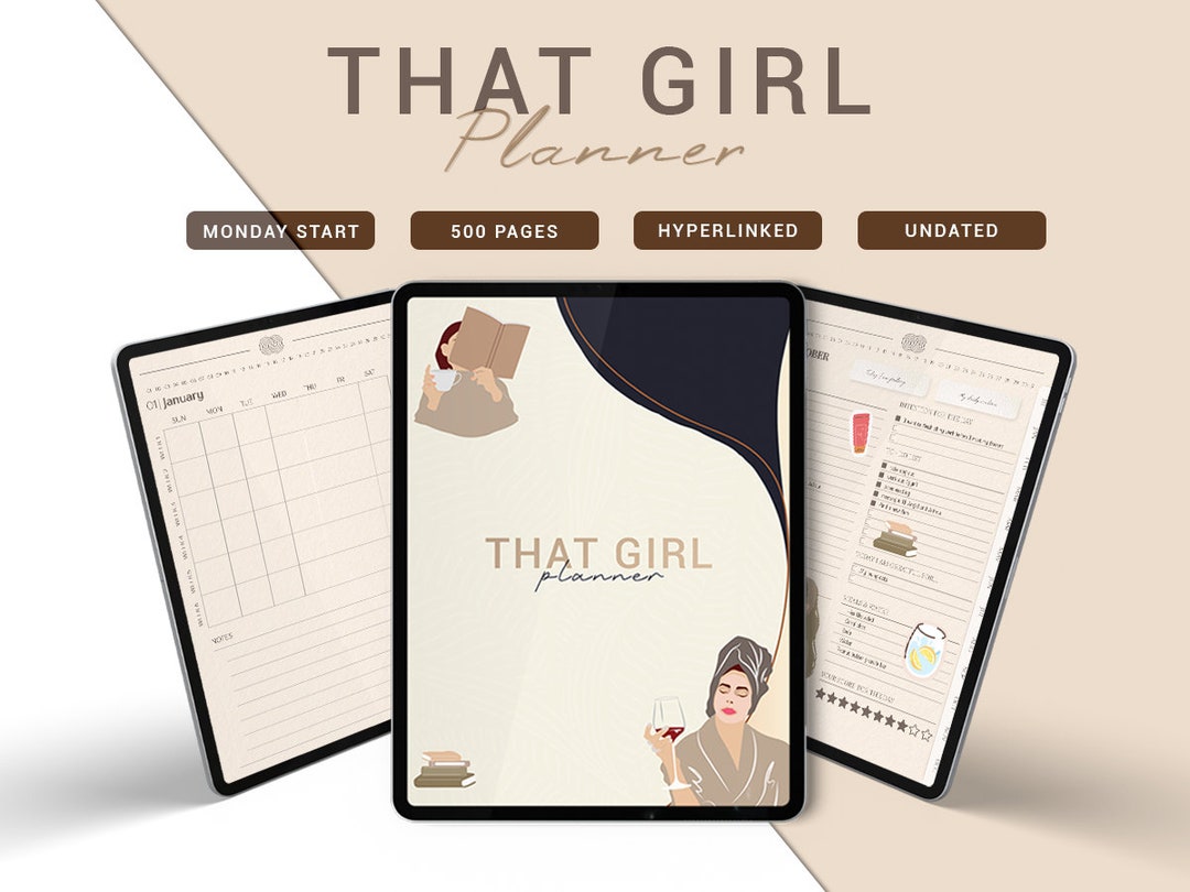 2024 That Girl Digital Planner 2024 Goodnotes Planner 2024 - Etsy