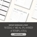 Printable Weekly Meal Planner Meal Prep Guide Grocery Lists - Etsy