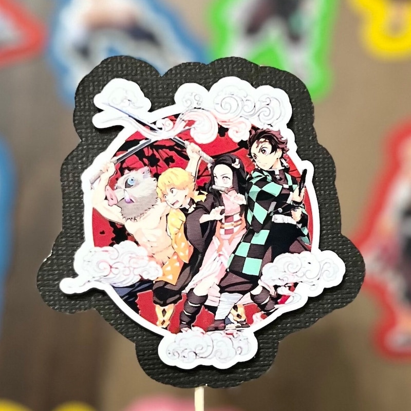 Demon Slayer Cake Topper - Etsy