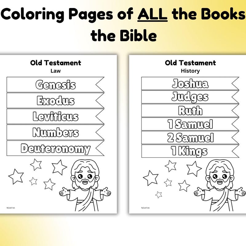 Bible Color Pages Free - Etsy