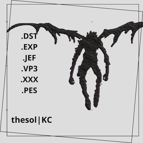 Death Note Embroidery - Etsy