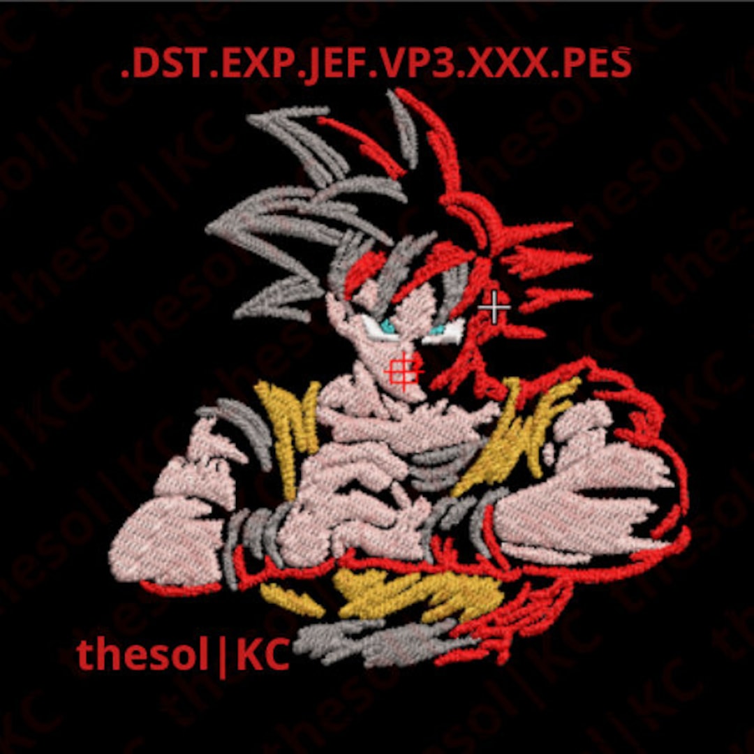 Embroidery Manga, Anime (digital File) - Etsy