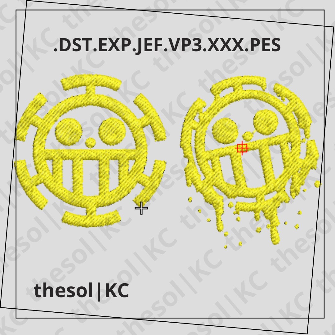 Embroidery Manga, Anime (digital File) - Etsy
