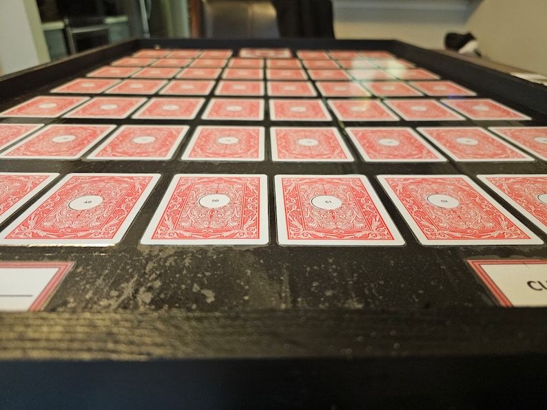 Queen of Hearts Raffle Board, With Shadowbox Frame -- Large - Etsy