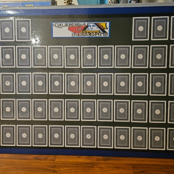 Queen of Hearts Raffle Board - Etsy