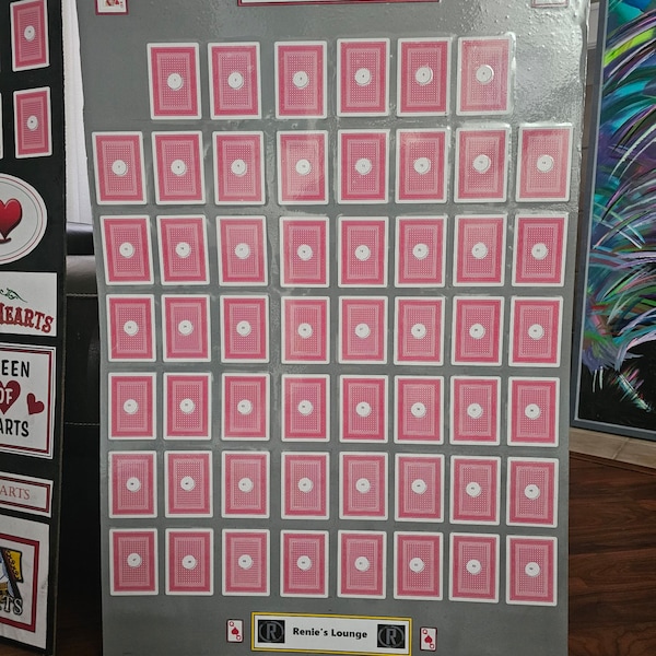 Queen of Hearts Raffle Board - Etsy