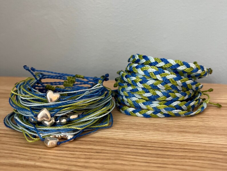 Give the Gift of Life Donate Life Charity Braided and Heart Bead ...