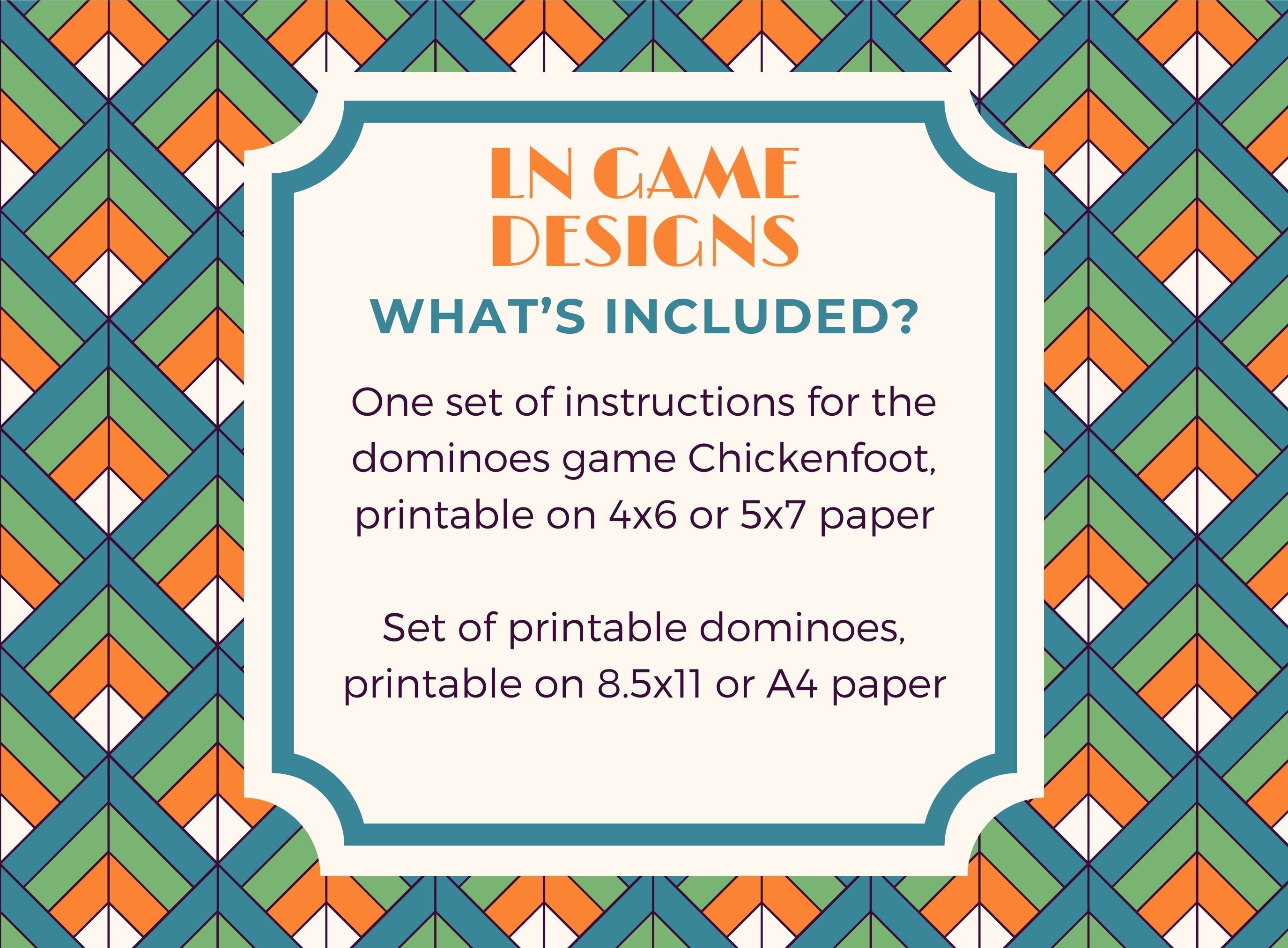 Domino Instructions Printable | Digital Download | How to Play Dominoes ...