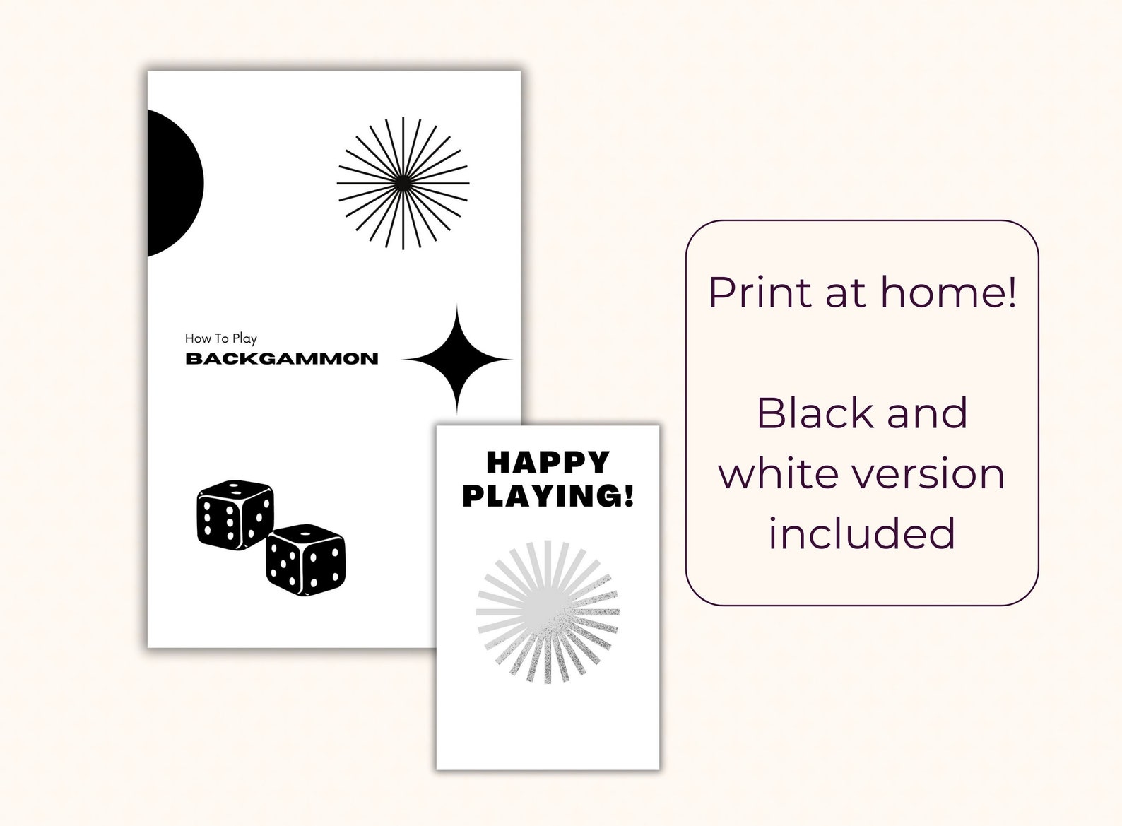How to Play Backgammon | How-to Guide | Digital Download | Printable - Etsy