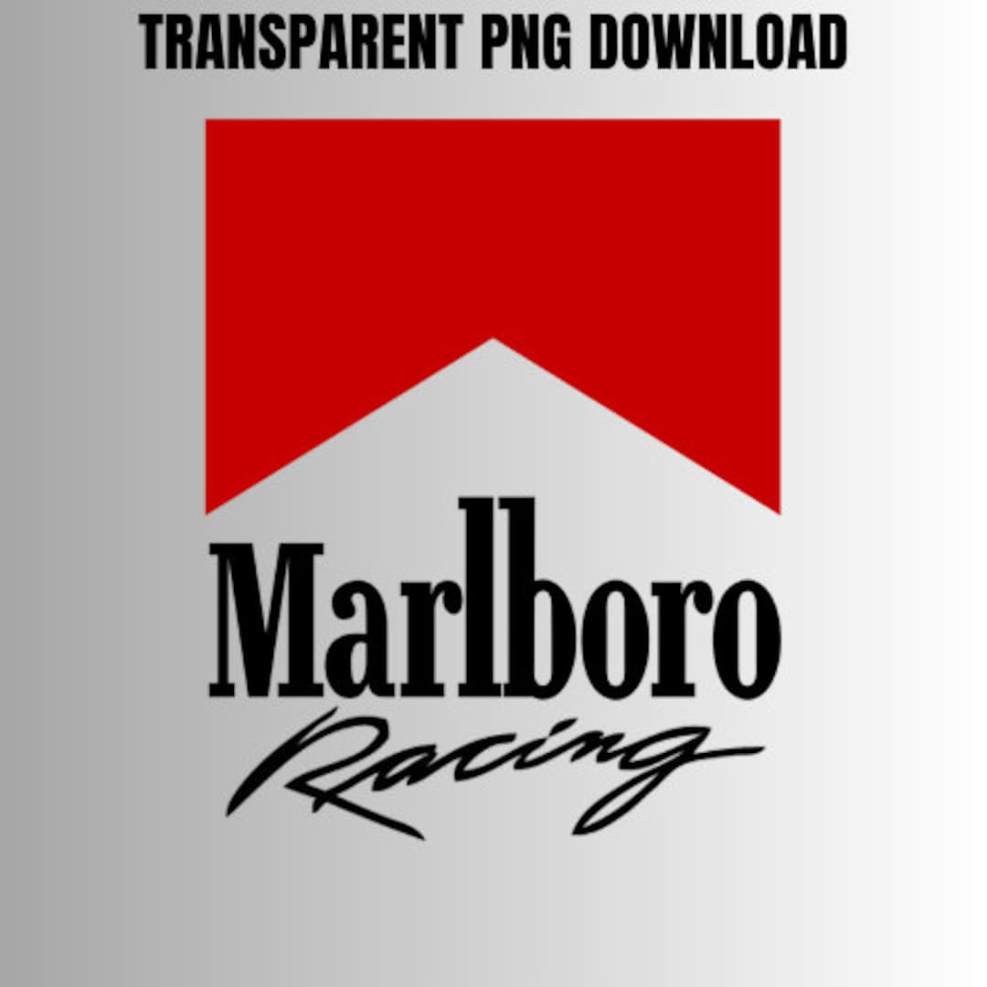 Marlboro Racing Logo Transparent PNG Style 10 - Etsy.de