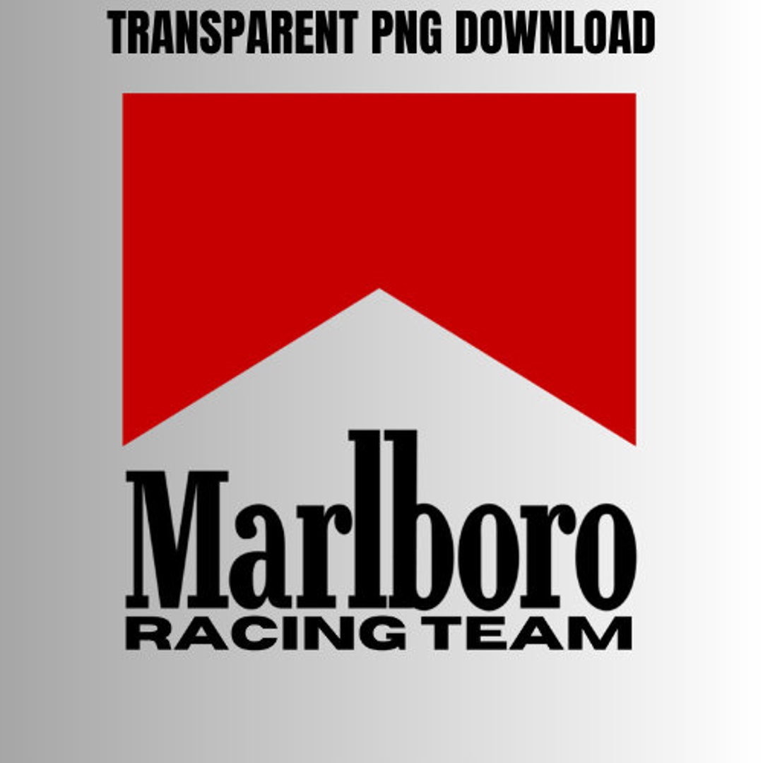 Marlboro Racing Team Logo Transparent PNG Style 11 - Etsy