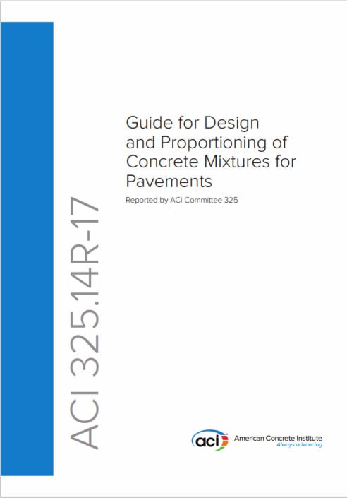 Pavement Concrete Mix Design Template Reference to ACI 325. 14R-17 - Etsy