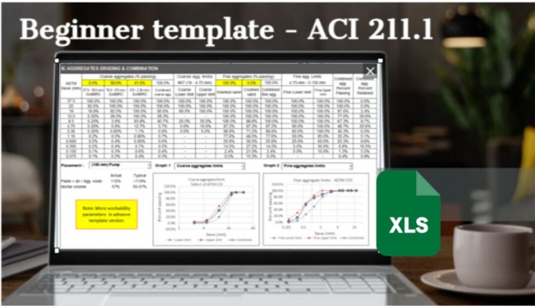 ACI 211.1 beginner Concrete Mix Design Template - Etsy