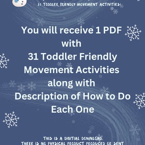 Winter Wiggles Toddler-friendly Movement Activities Preschool ...