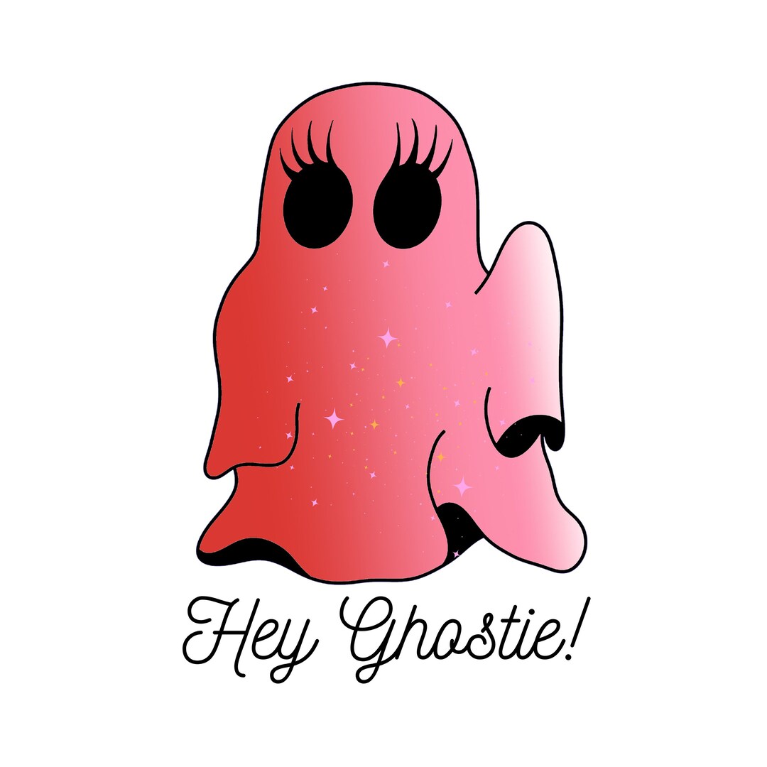 Hey Ghostie! With Lashes | Cute & Spooky | Halloween | Ghostie ...