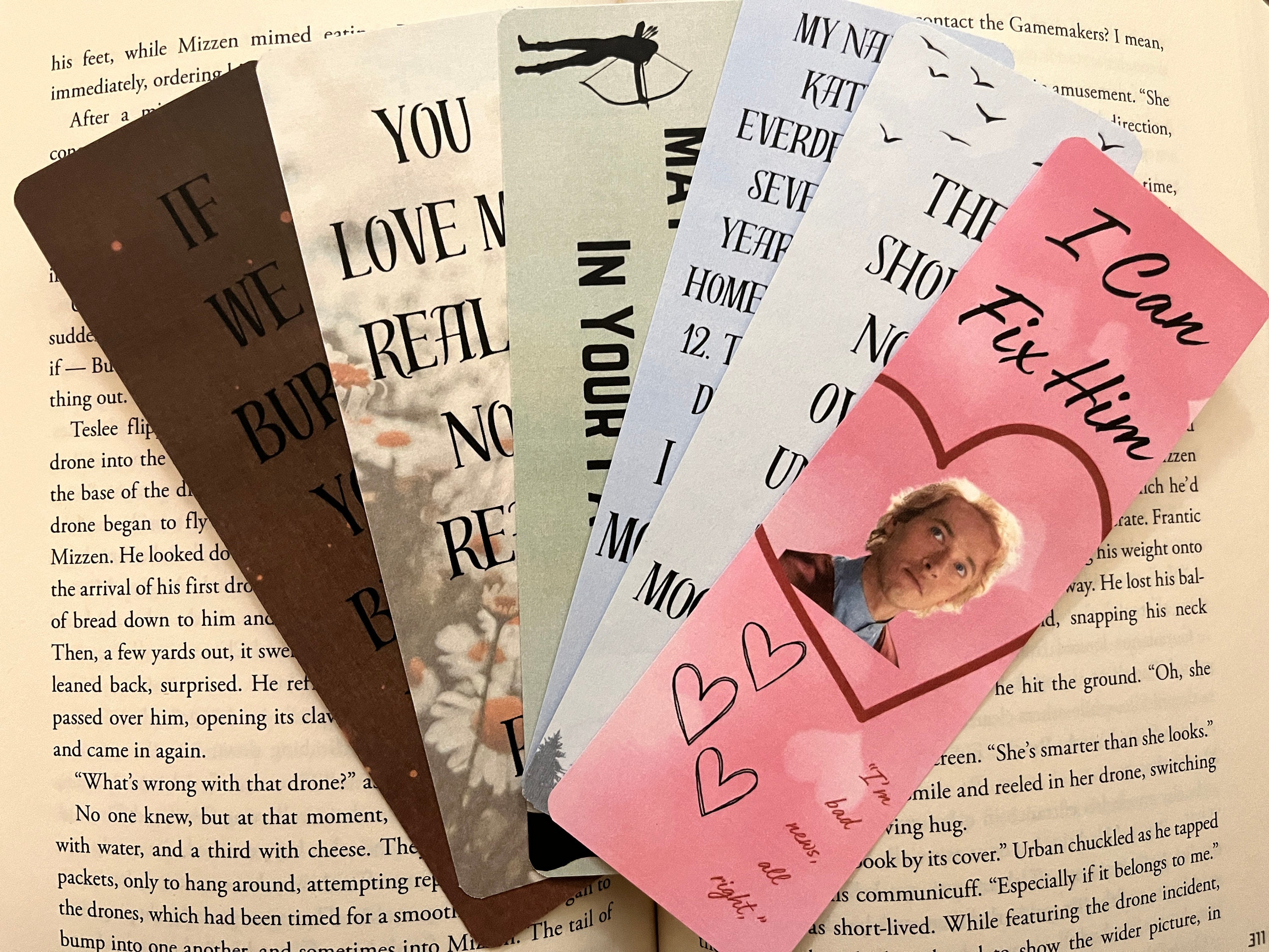 HG/TBOSAS Inspired Bookmarks - Etsy