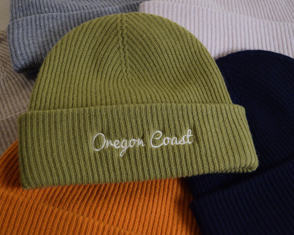 Custom Embroidered Merino Wool Beanies - Etsy