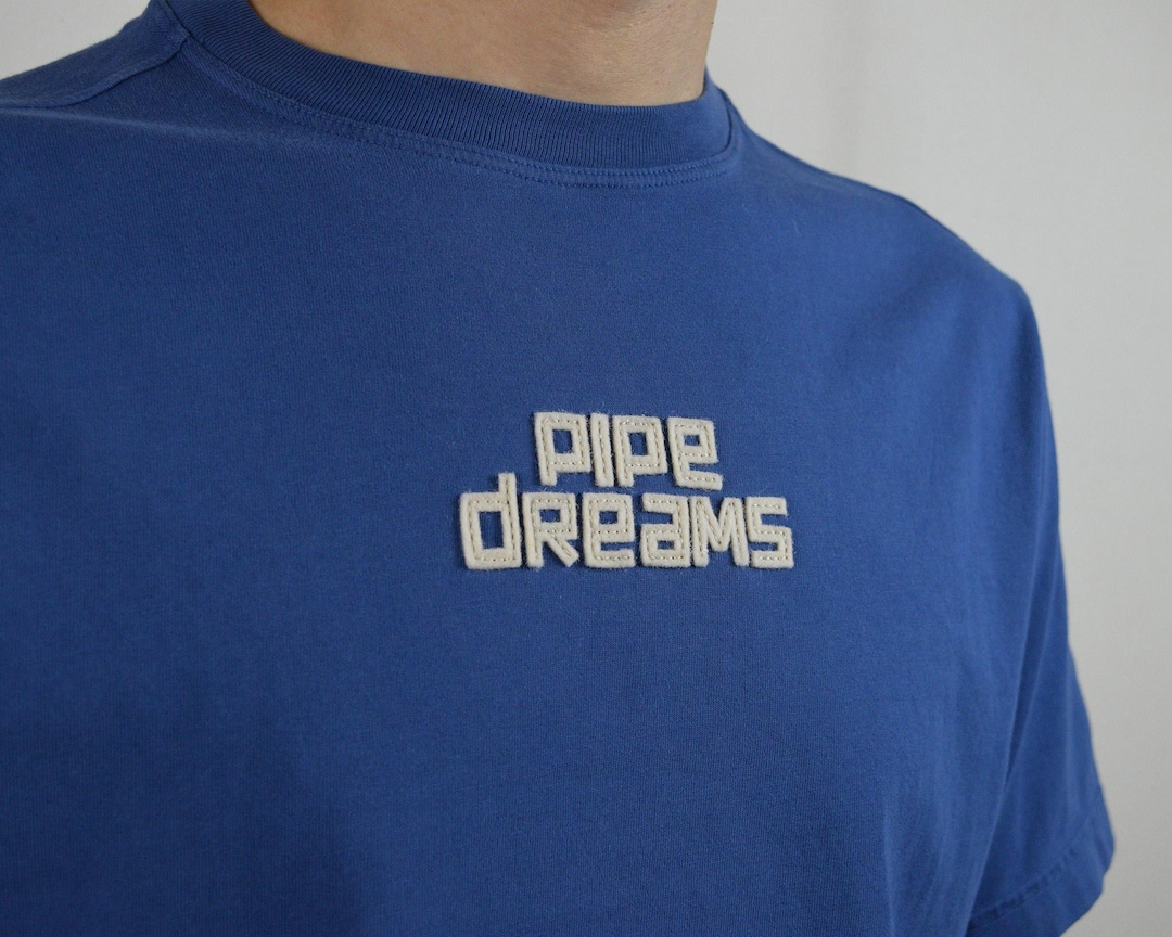 Heavyweight Organic Cotton T-shirt With 100% Wool Felt Lettering - Etsy