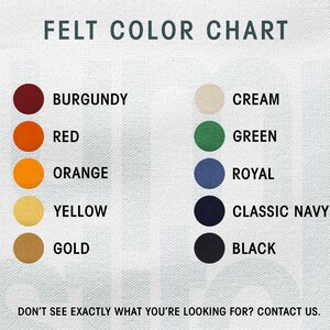 Organic Cotton French Terry Crewneck Sweatshirt With Wool Felt ...