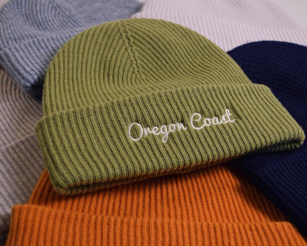 Custom Embroidered Merino Wool Beanies - Etsy
