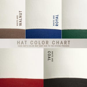 Frame Two-tone Cap With Custom Matte Oversized Embroidery - Etsy