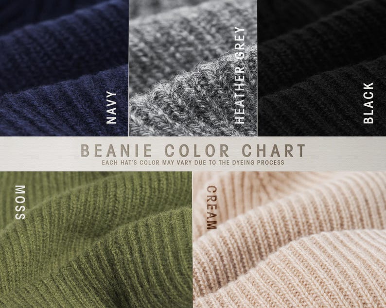 Custom Embroidered Merino Wool Beanies - Etsy