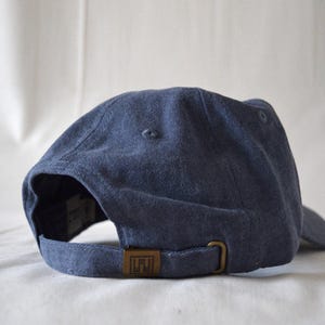 Classic Washed Dad Cap With Custom Wool Felt Lettering - Etsy