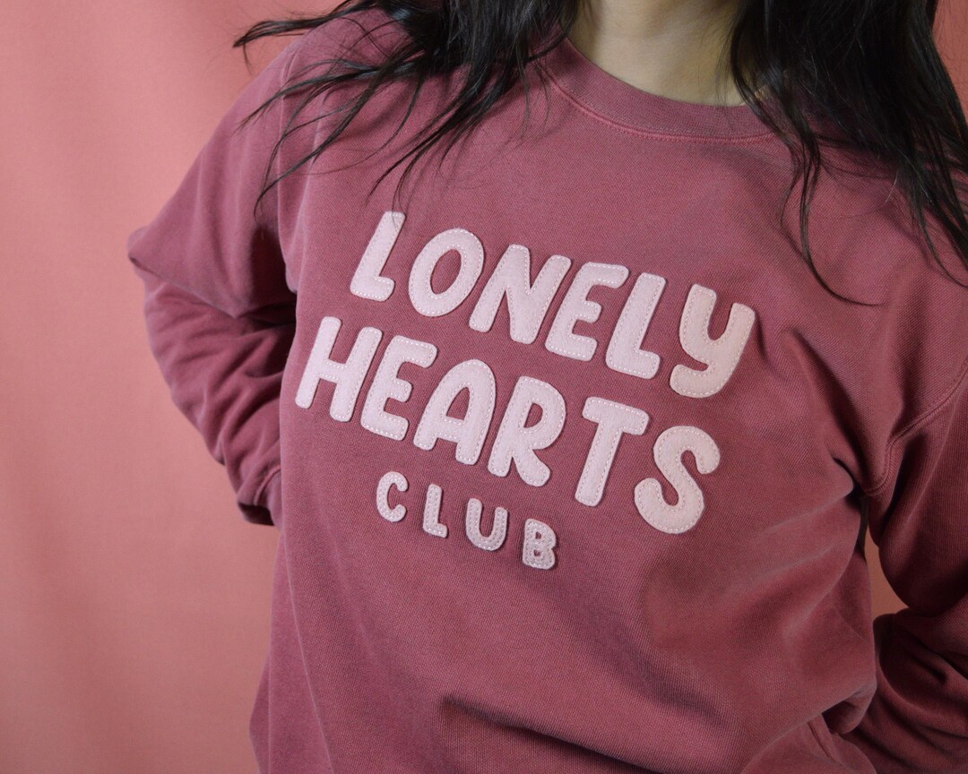 Garment-dyed Sweatshirt With Custom Wool Felt Letters - Etsy