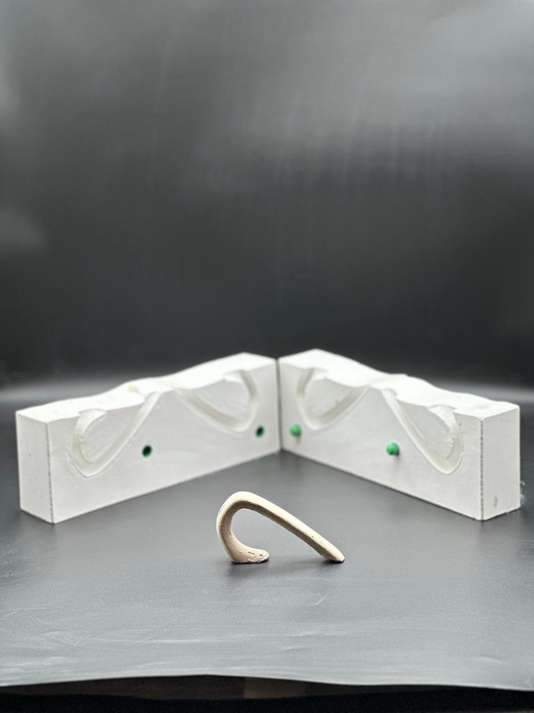 Plaster Handle Set, İn One Mold 2 Piece Handle Mug Handle Mold, Mold ...