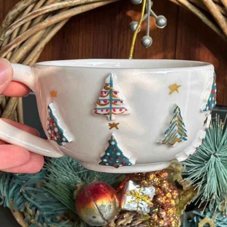 Rustic Multiple Pine Cup Mug Set - Handcrafted Wooden Drinkware for ...