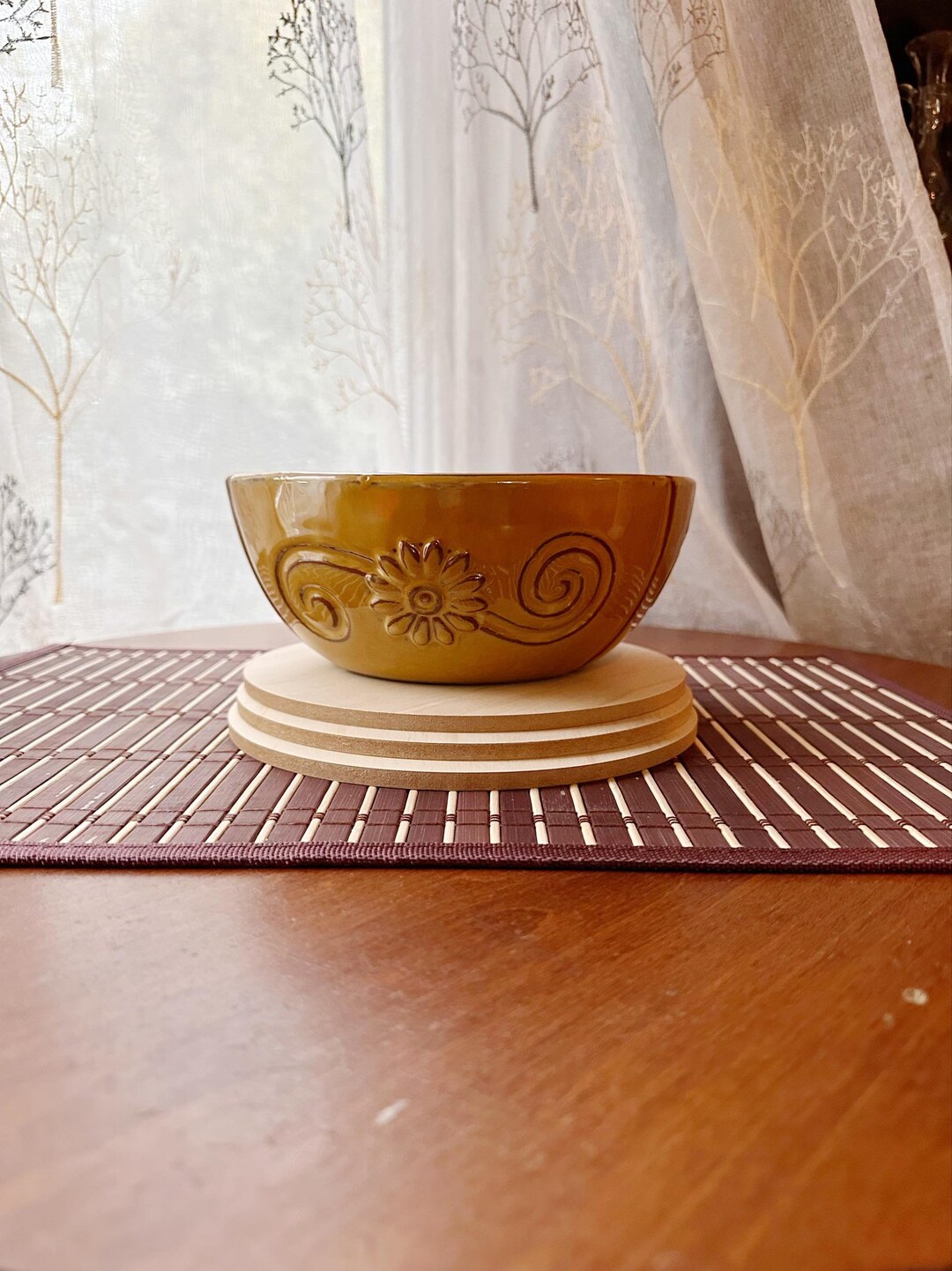 Vintage Mixing Bowl Retro Kitchen Decor, Mid-century Tan Coloured ...
