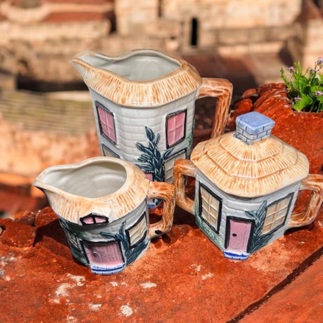 Vintage Tiki Tea Set: Kitsch Kitchenware, Retro House Decor - Etsy
