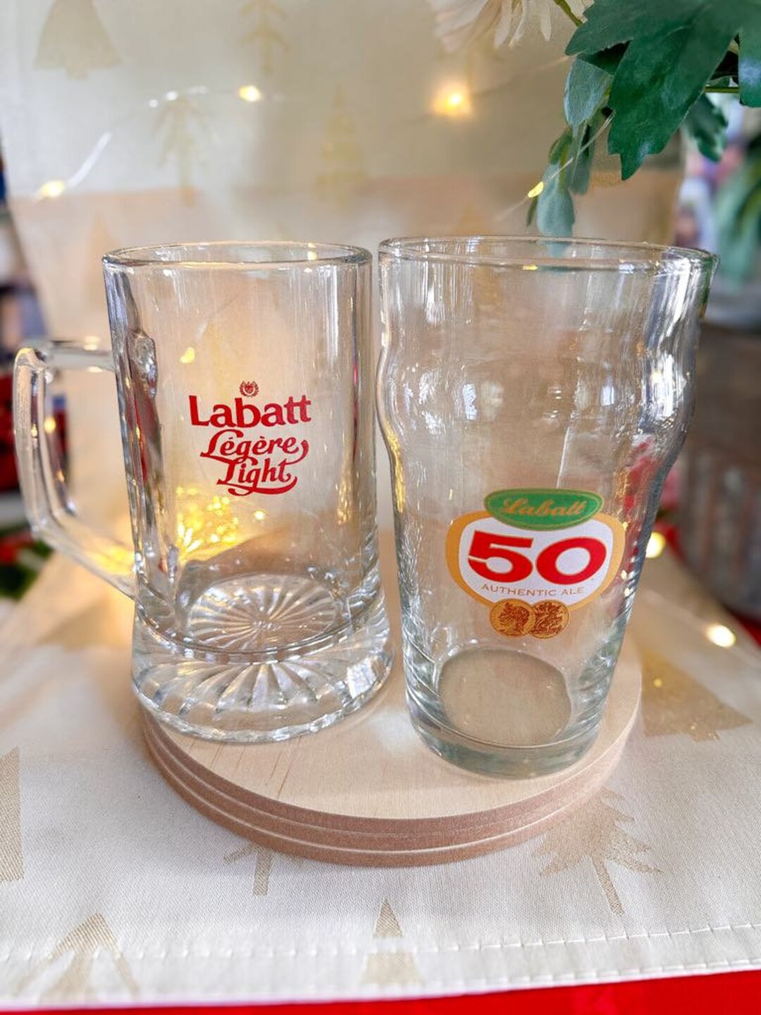 Labatt Beer Glasses Vintage Barware Choose Your Favorite or Save With a ...