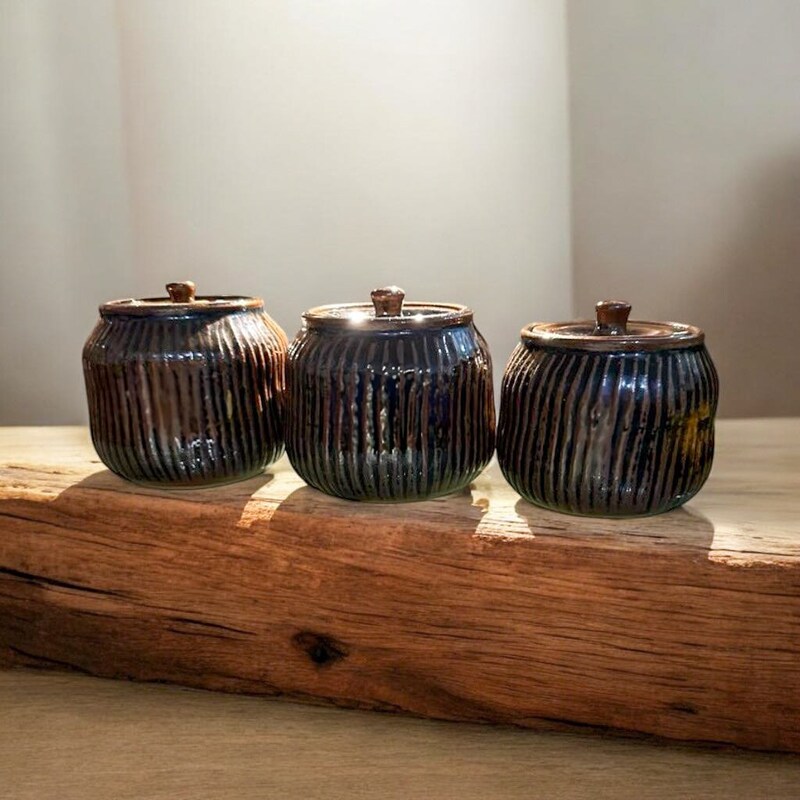 Ceramic Jar With Lid - Etsy