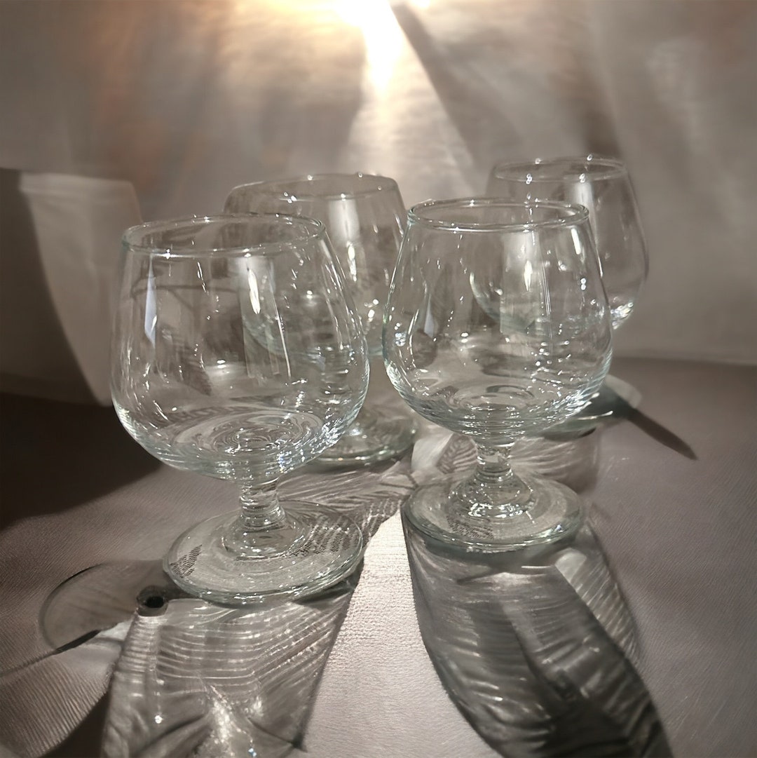 Set of 4 Vintage Brandy Snifters - Cognac Glassware Collection - Etsy